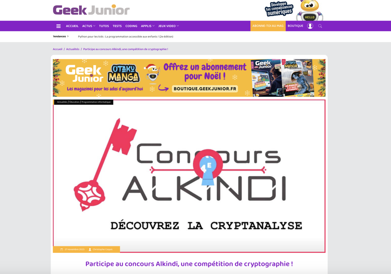 Concours Alkindi